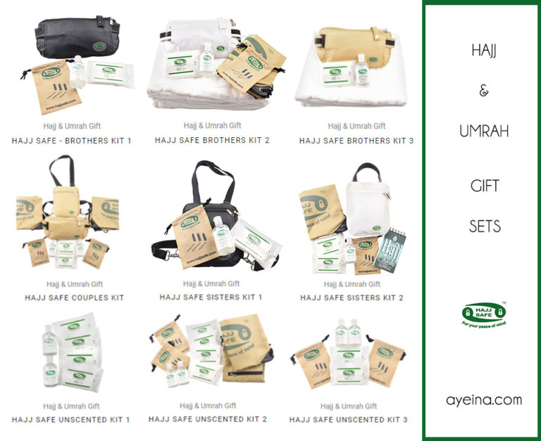 Hajj/Umrah Products for Adults and Kids | AYEINA