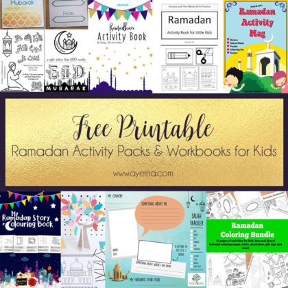 Involving Kids in the Ramadan Spirit (+ FREE printables) | AYEINA