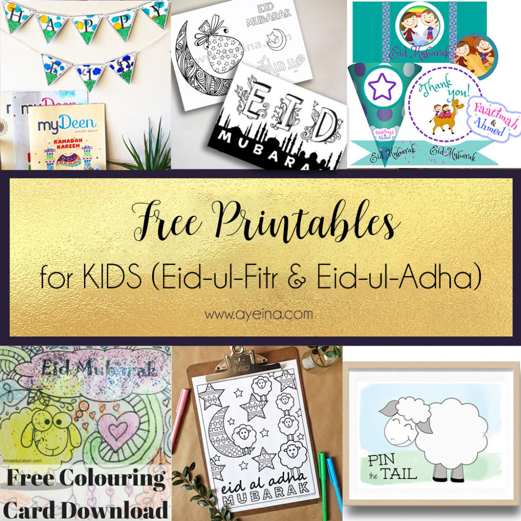 Ultimate List of FREE Eid Printables | AYEINA