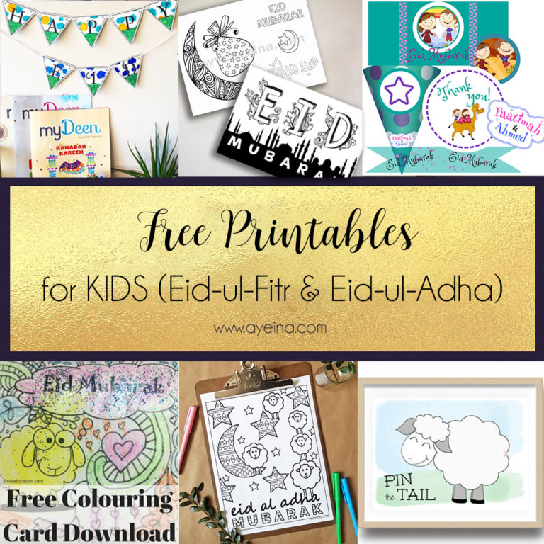 Ultimate List of FREE Eid Printables | AYEINA