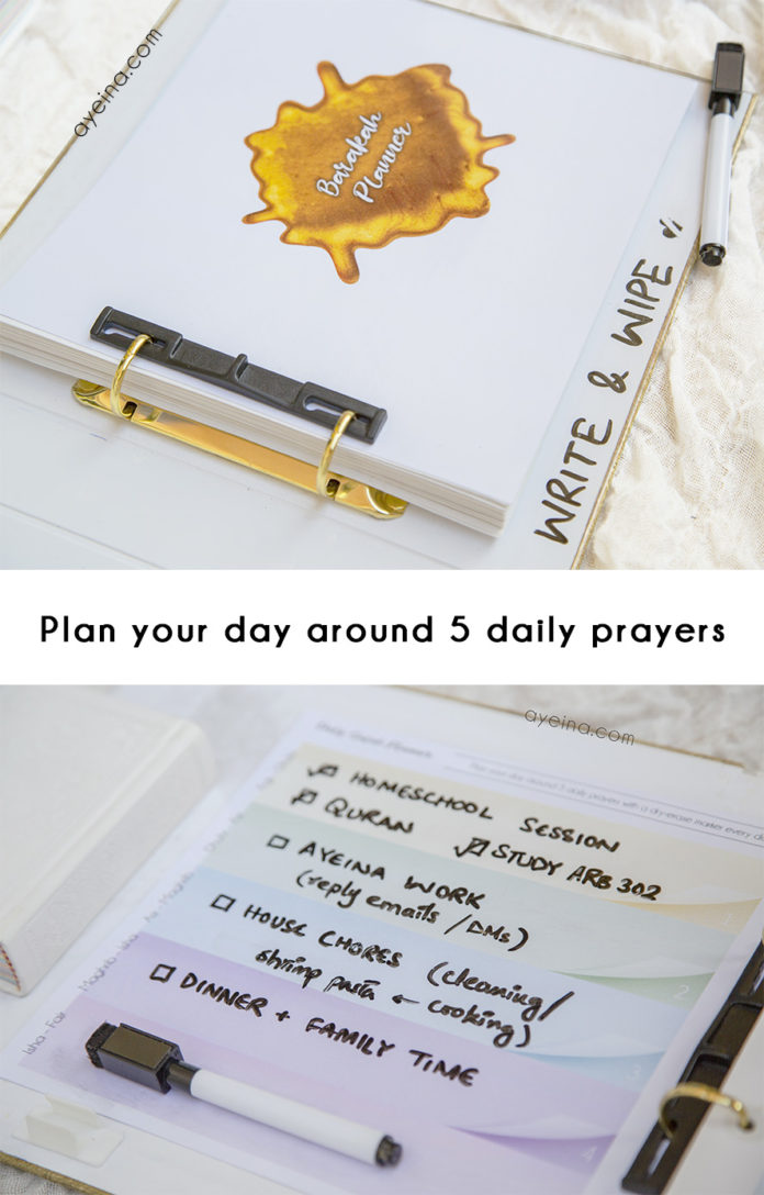 BARAKAH PLANNER - Undated Islamic Planner with Hadith & Quran Journal ...