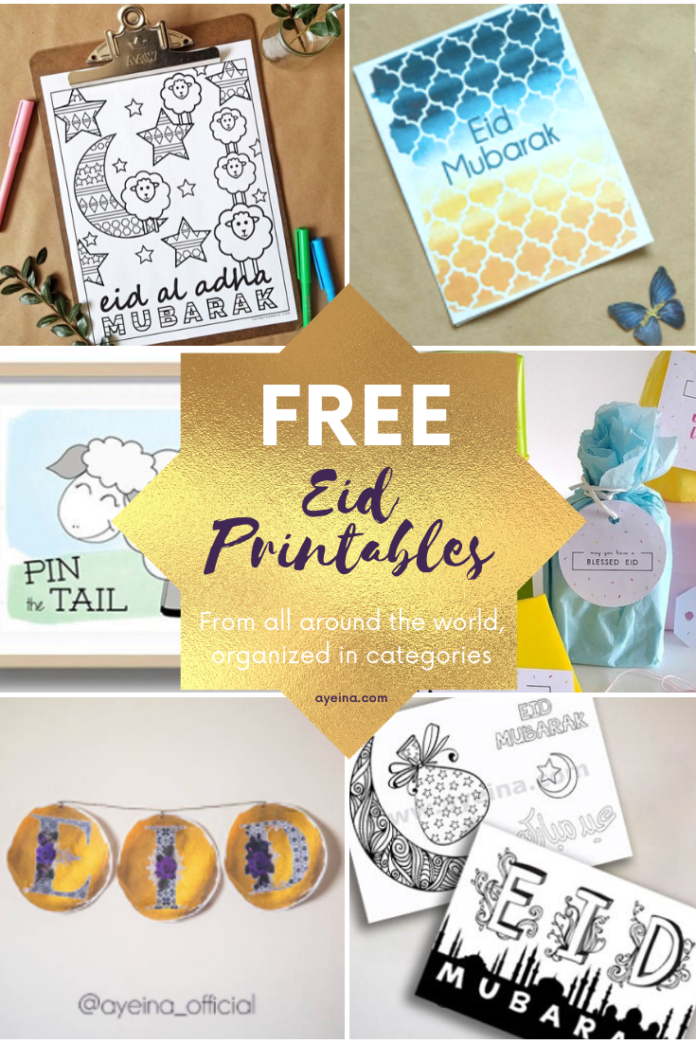 Ultimate List of FREE Eid Printables | AYEINA