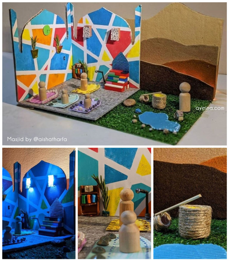 30 Mosque Crafts for Kids (masjid interior design) | AYEINA