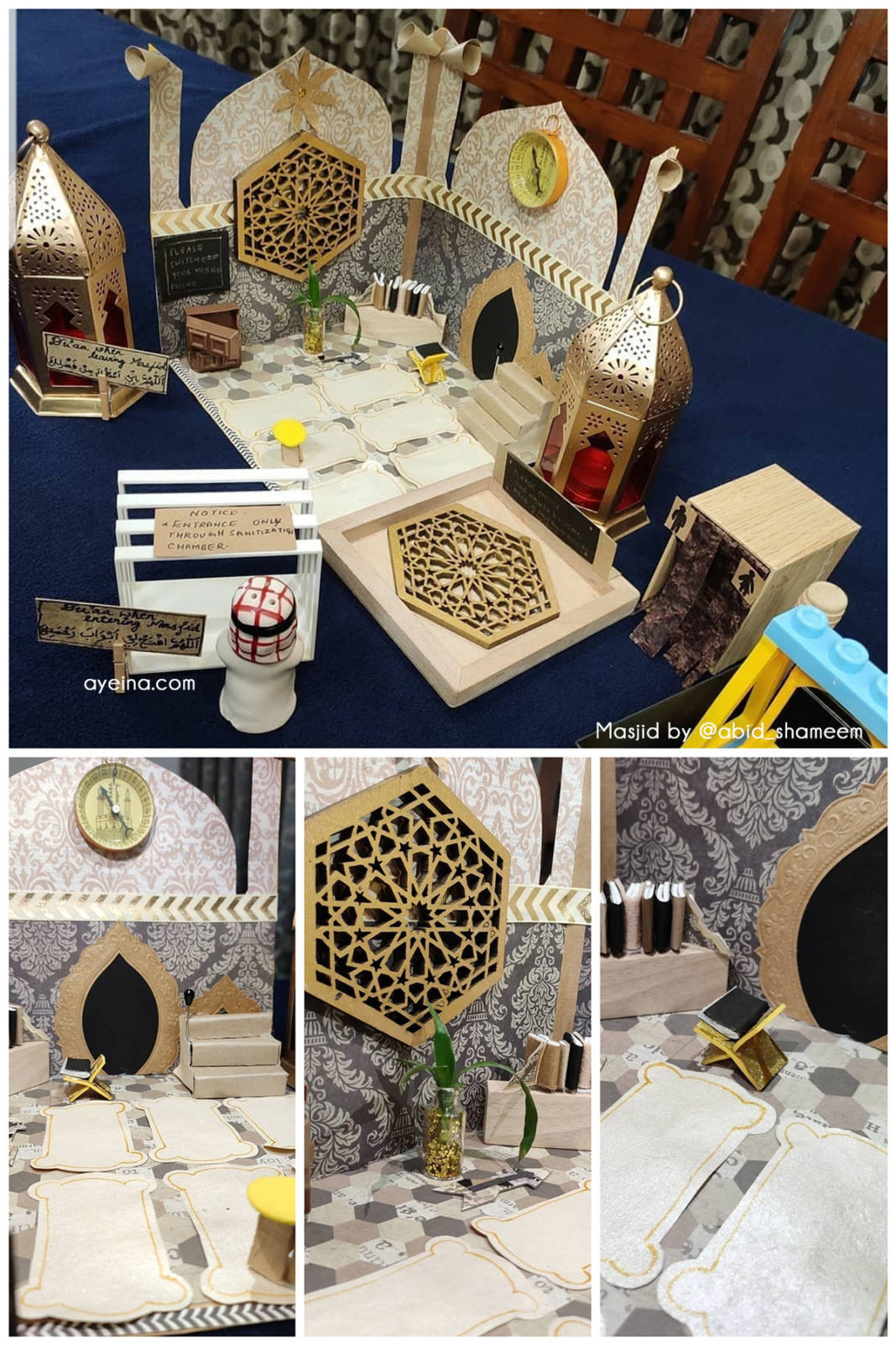 30 Mosque Crafts for Kids (masjid interior design) | AYEINA