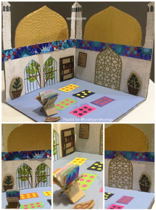 30 Mosque Crafts for Kids (masjid interior design) | AYEINA