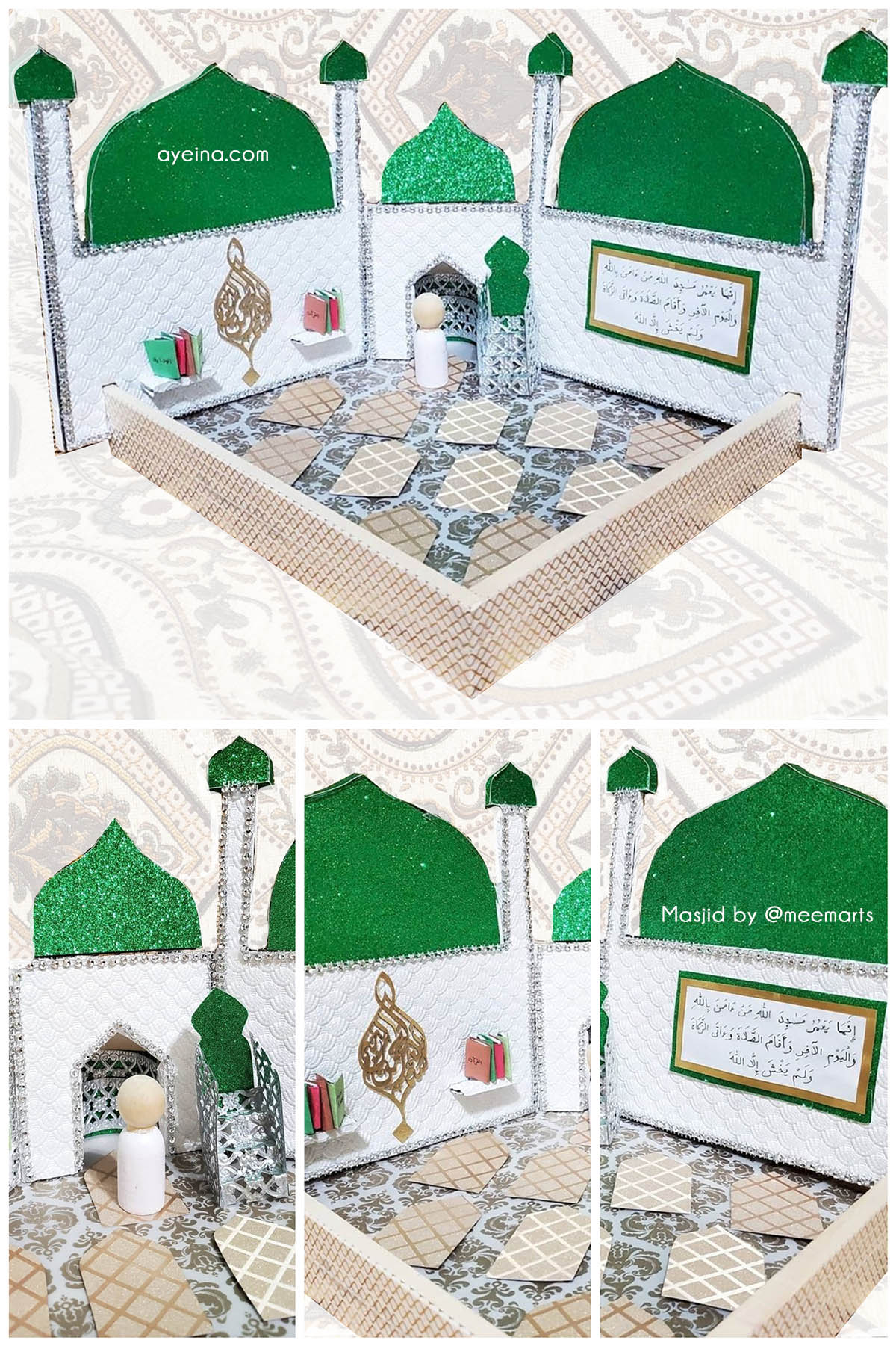 30 Mosque Crafts for Kids (masjid interior design) | AYEINA