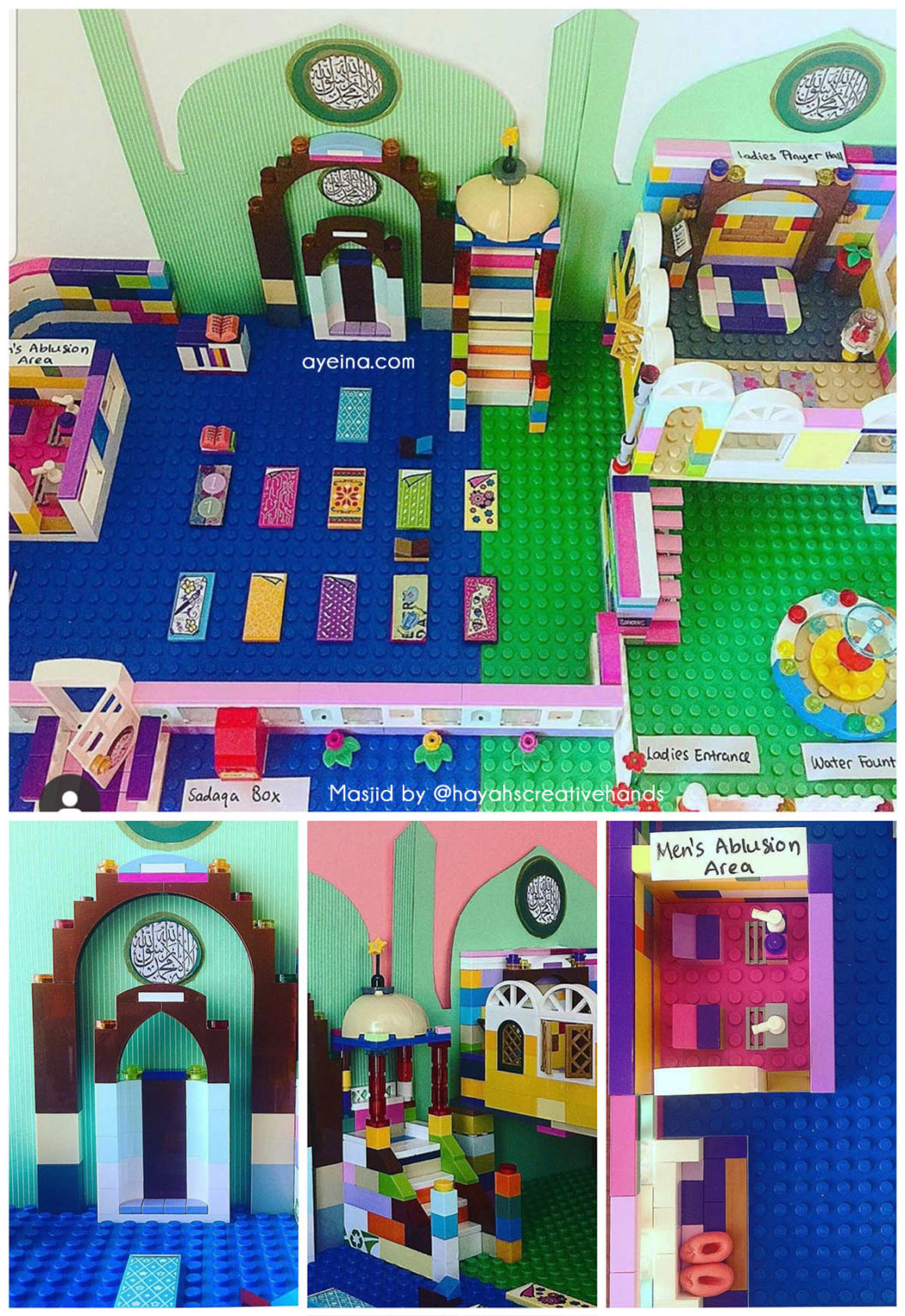 30 Mosque Crafts for Kids (masjid interior design) | AYEINA