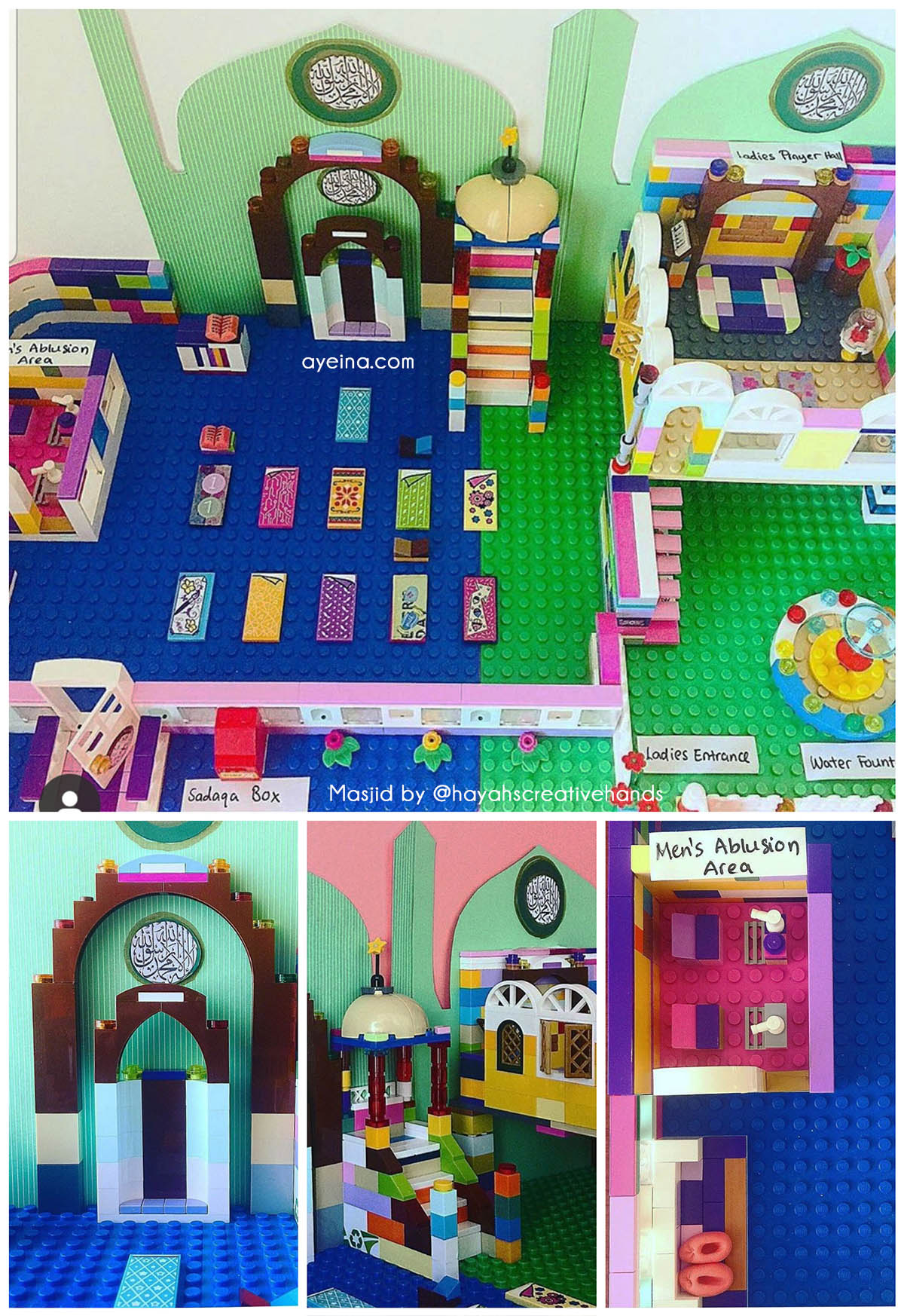 30 Mosque Crafts for Kids (masjid interior design) | AYEINA