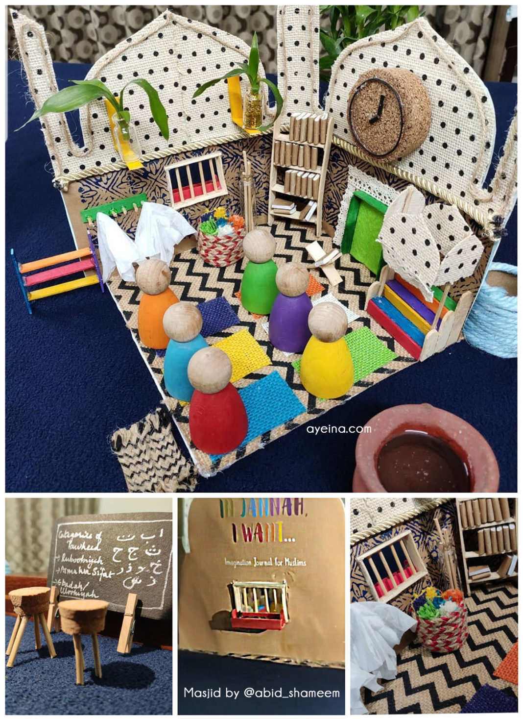 30 Mosque Crafts for Kids (masjid interior design) | AYEINA