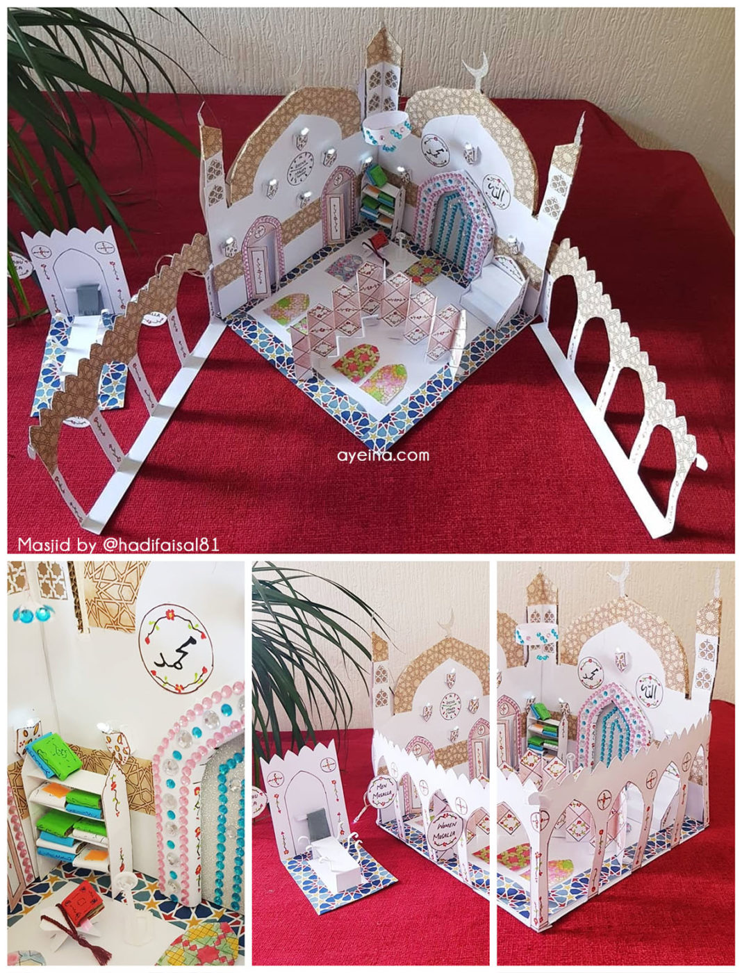 30 Mosque Crafts for Kids (masjid interior design) | AYEINA