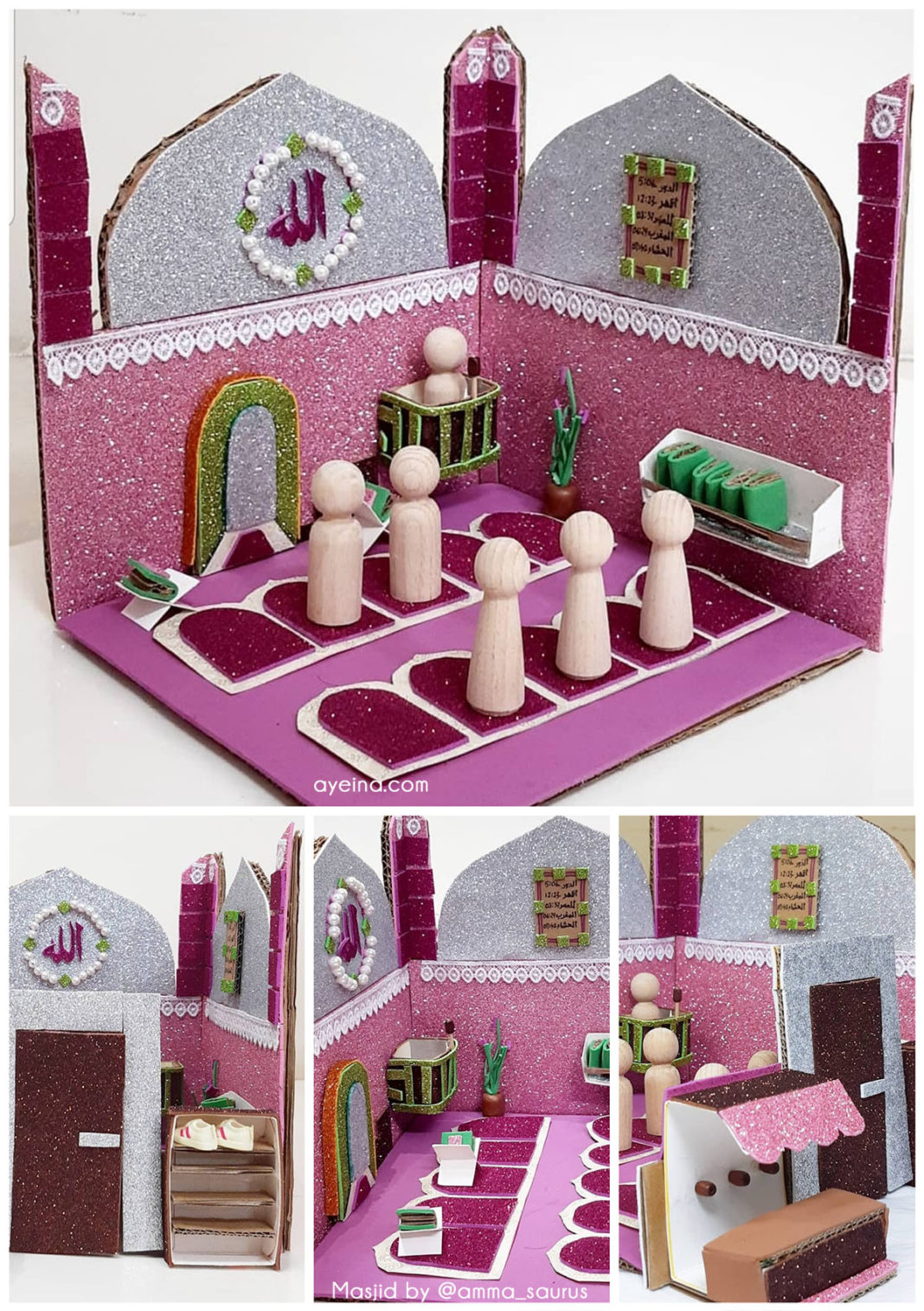 30 Mosque Crafts for Kids (masjid interior design) | AYEINA
