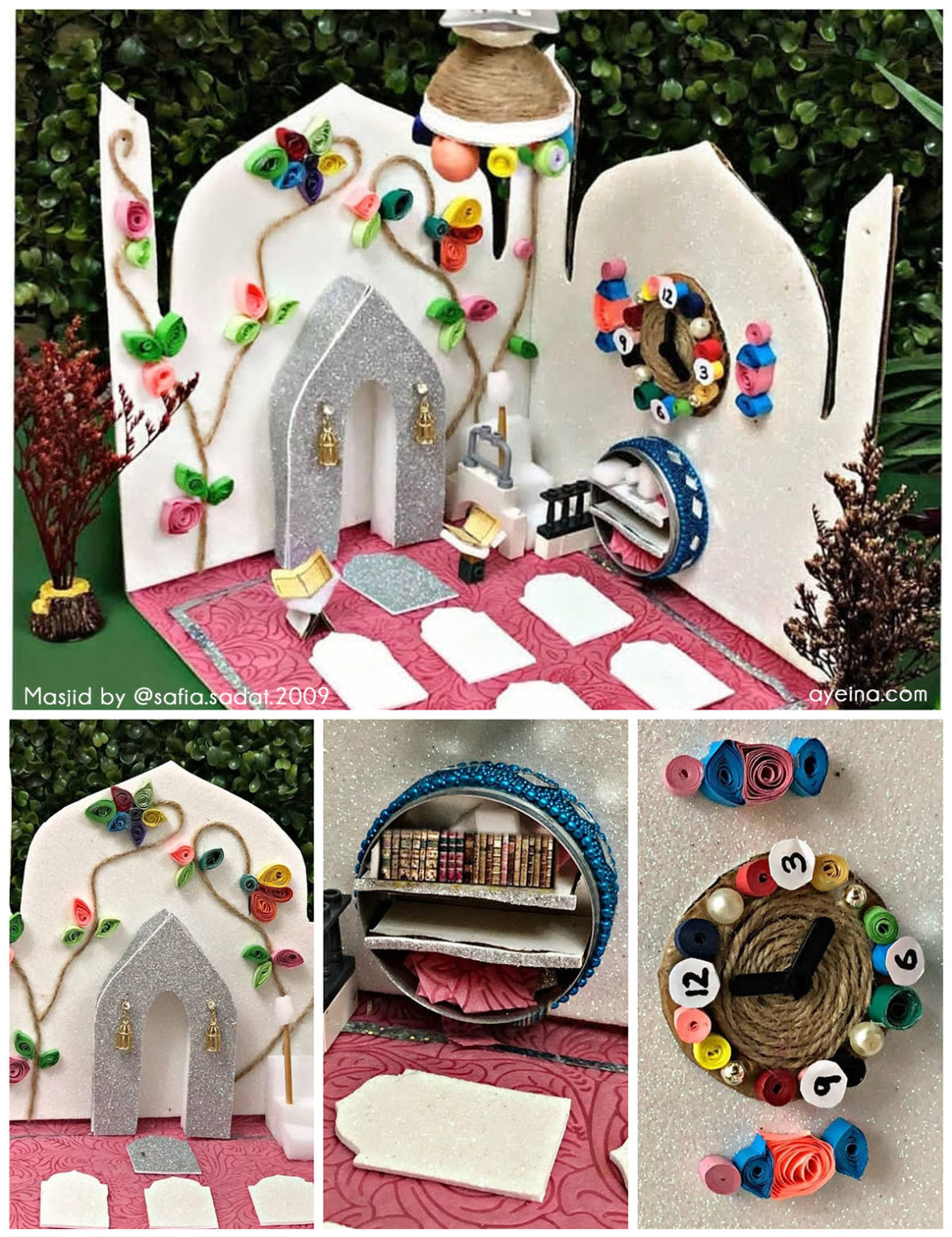 30 Mosque Crafts for Kids (masjid interior design) | AYEINA