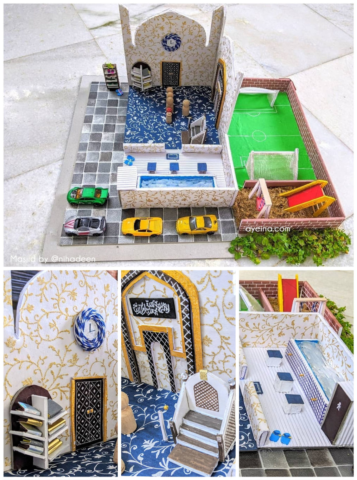 30 Mosque Crafts for Kids (masjid interior design) | AYEINA