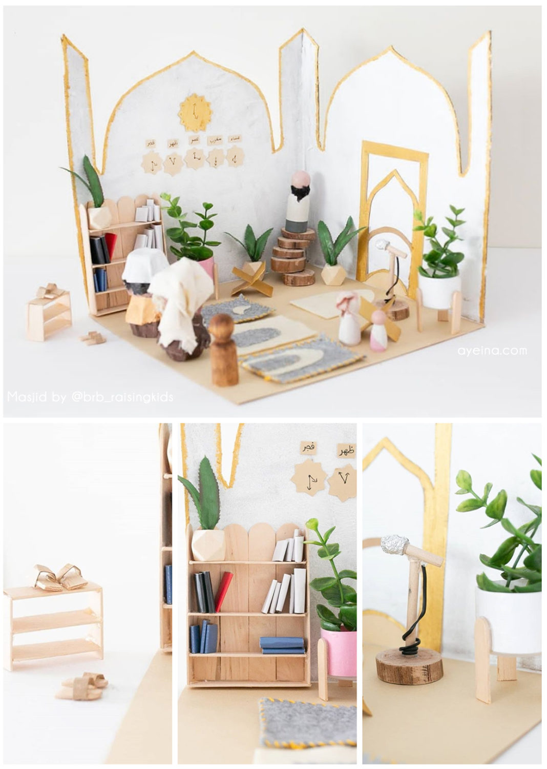30 Mosque Crafts for Kids (masjid interior design) | AYEINA
