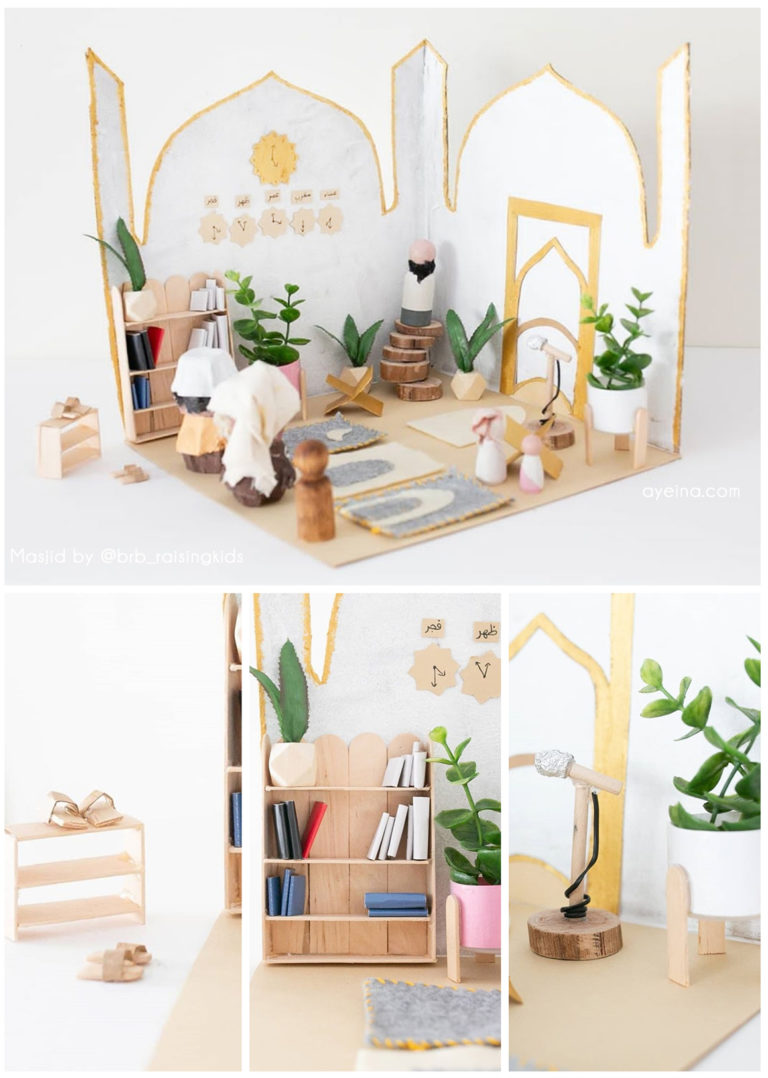 30 Mosque Crafts for Kids (masjid interior design) | AYEINA