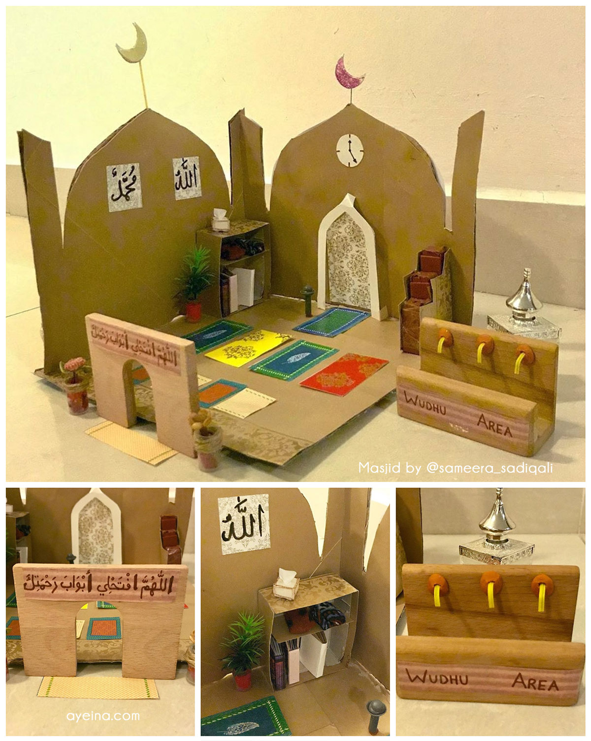 30 Mosque Crafts for Kids (masjid interior design) | AYEINA
