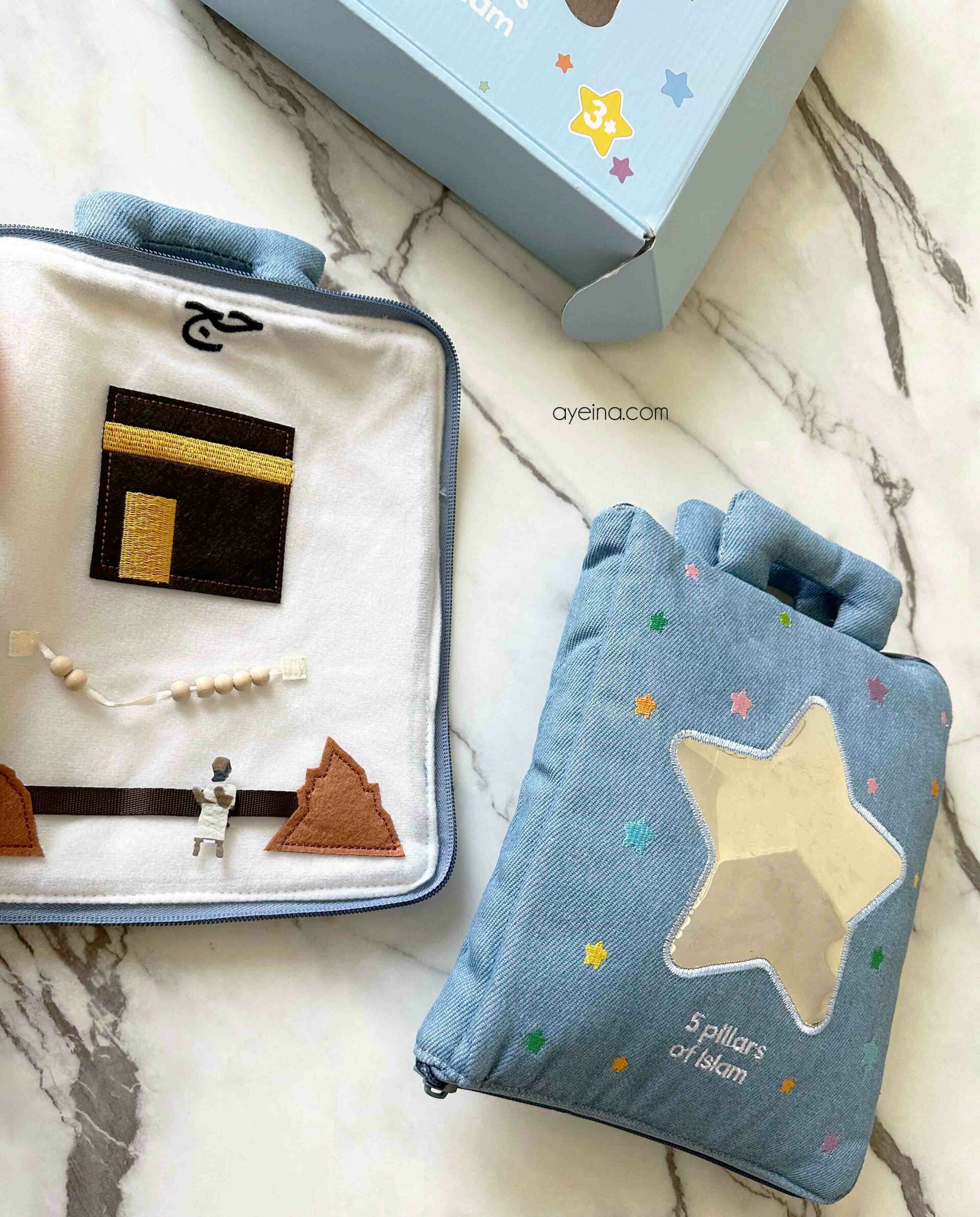 5 Pillars of Islam - Islamic Interactive Fabric Quiet Book for Muslim ...