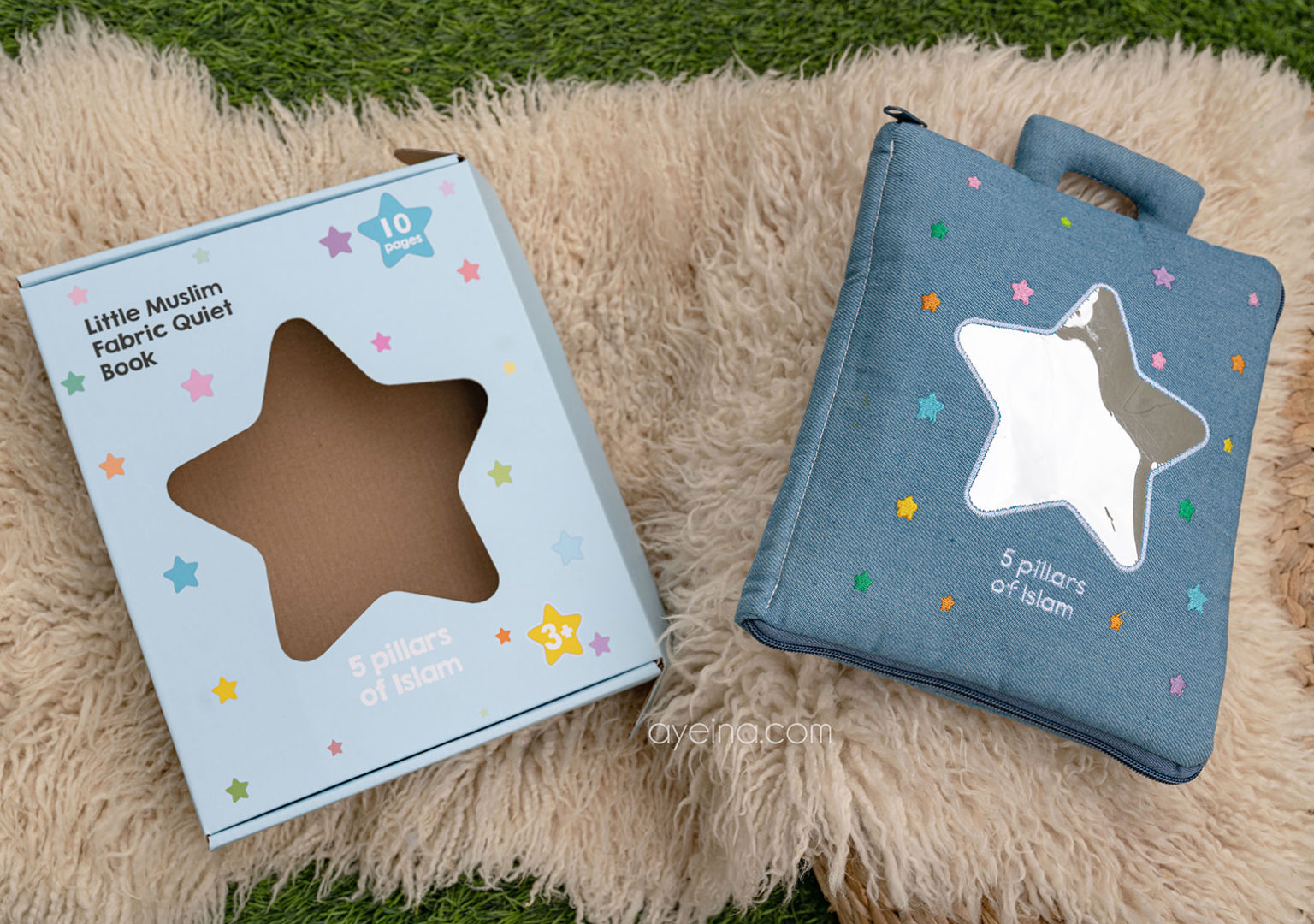 5 Pillars of Islam - Islamic Interactive Fabric Quiet Book for Muslim ...