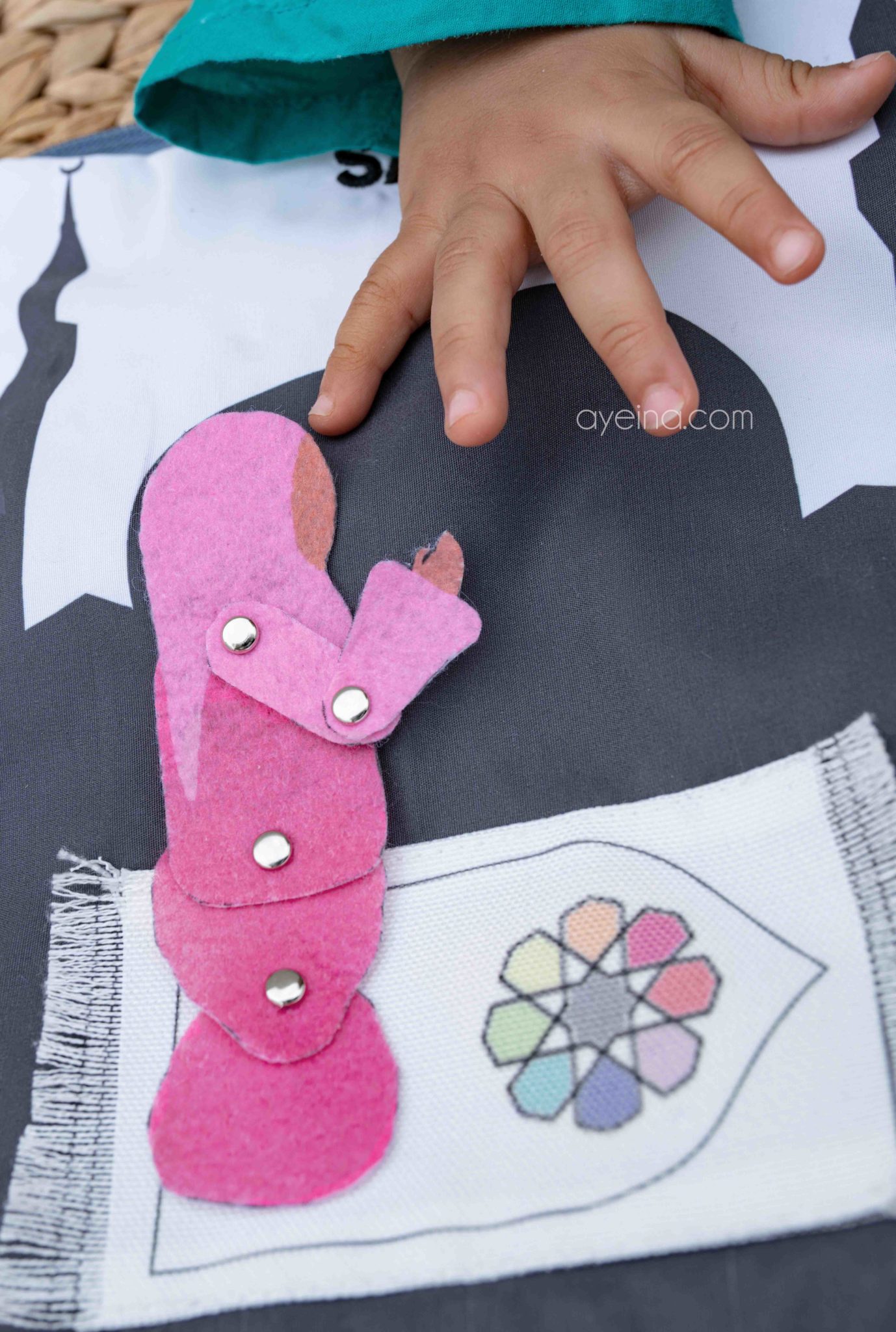 5 Pillars of Islam - Islamic Interactive Fabric Quiet Book for Muslim ...