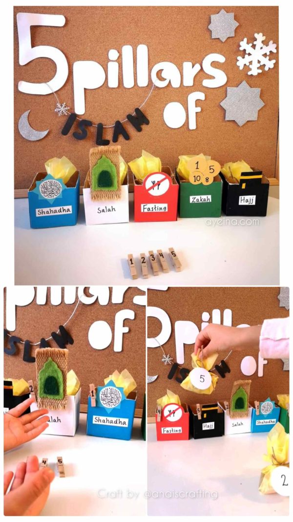 30 Crafts to Teach Kids 5 Pillars of Islam | AYEINA