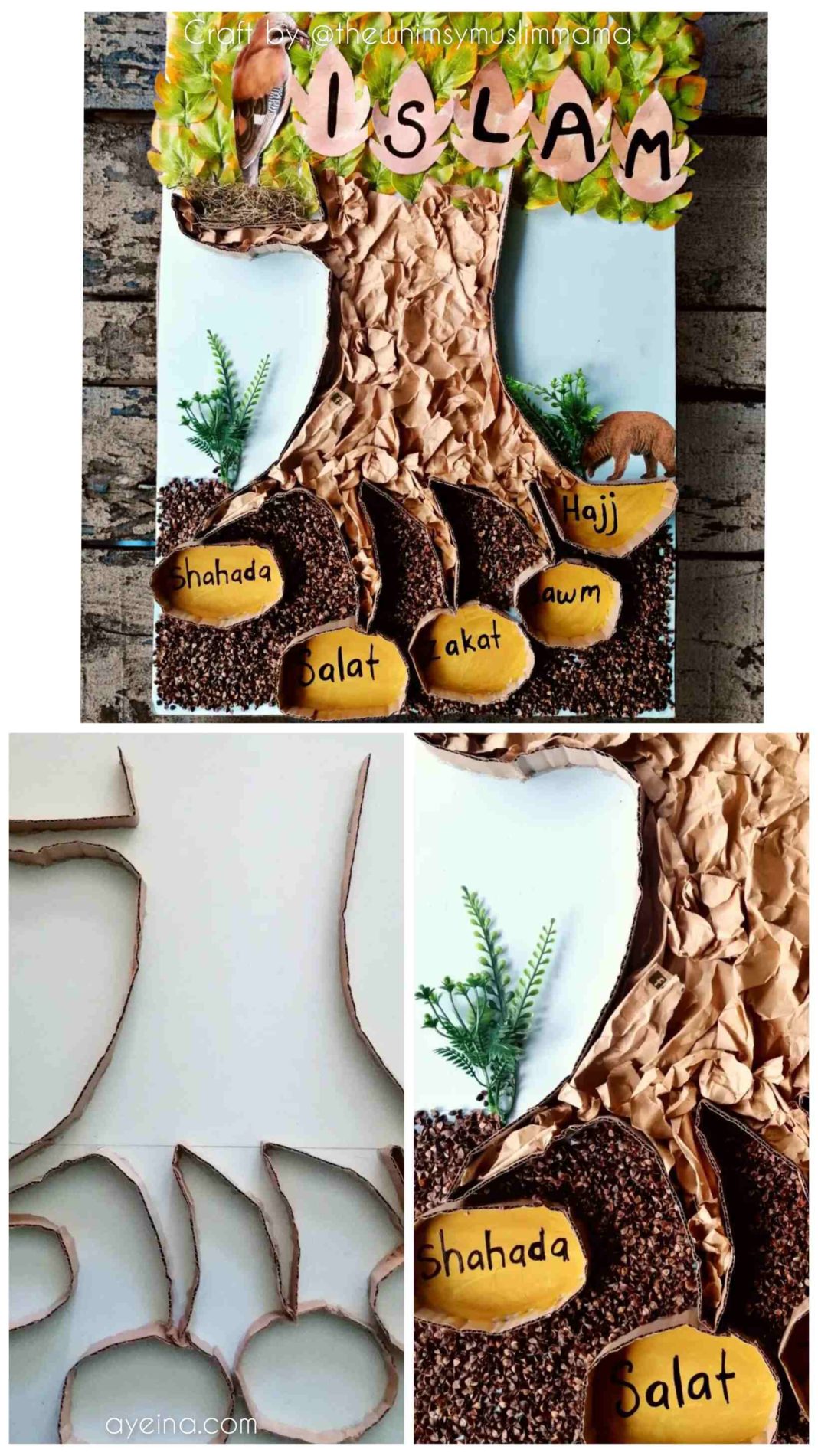 30 Crafts to Teach Kids 5 Pillars of Islam | AYEINA