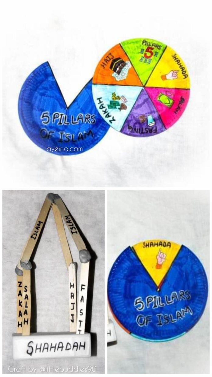30 Crafts to Teach Kids 5 Pillars of Islam | AYEINA