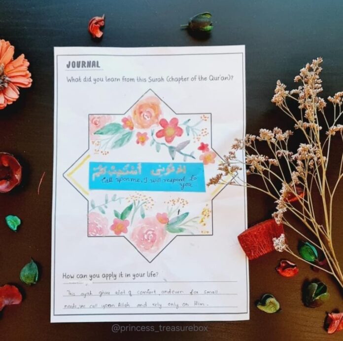 30 Days of Quran Journaling - Creative Ideas | AYEINA