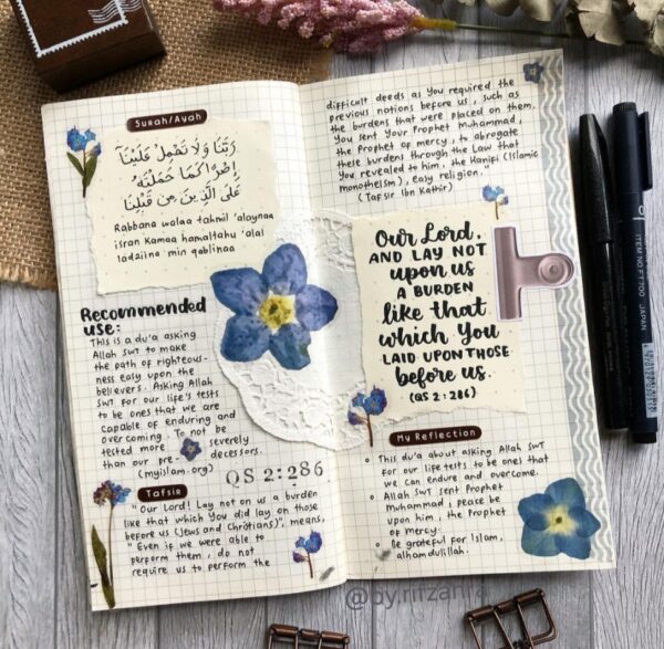30 Days of Quran Journaling - Creative Ideas | AYEINA
